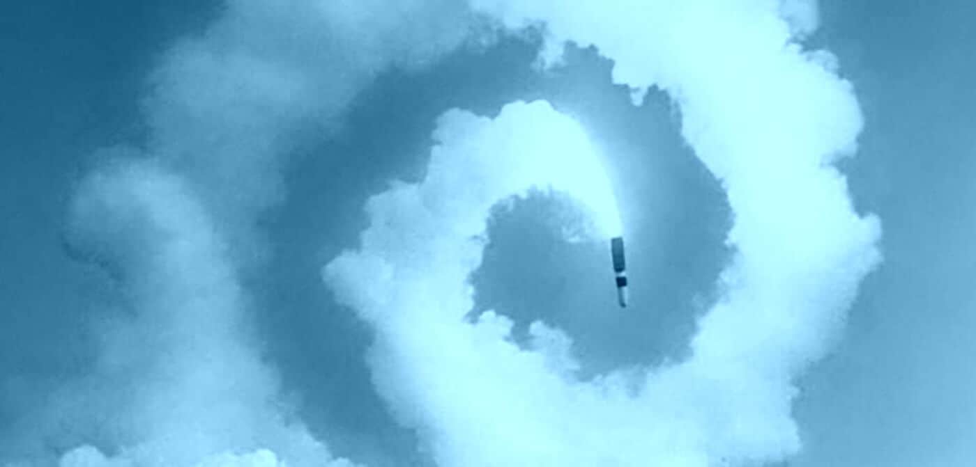 spiral missile blue - CND